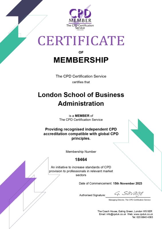 About Us - London School of Business Administration