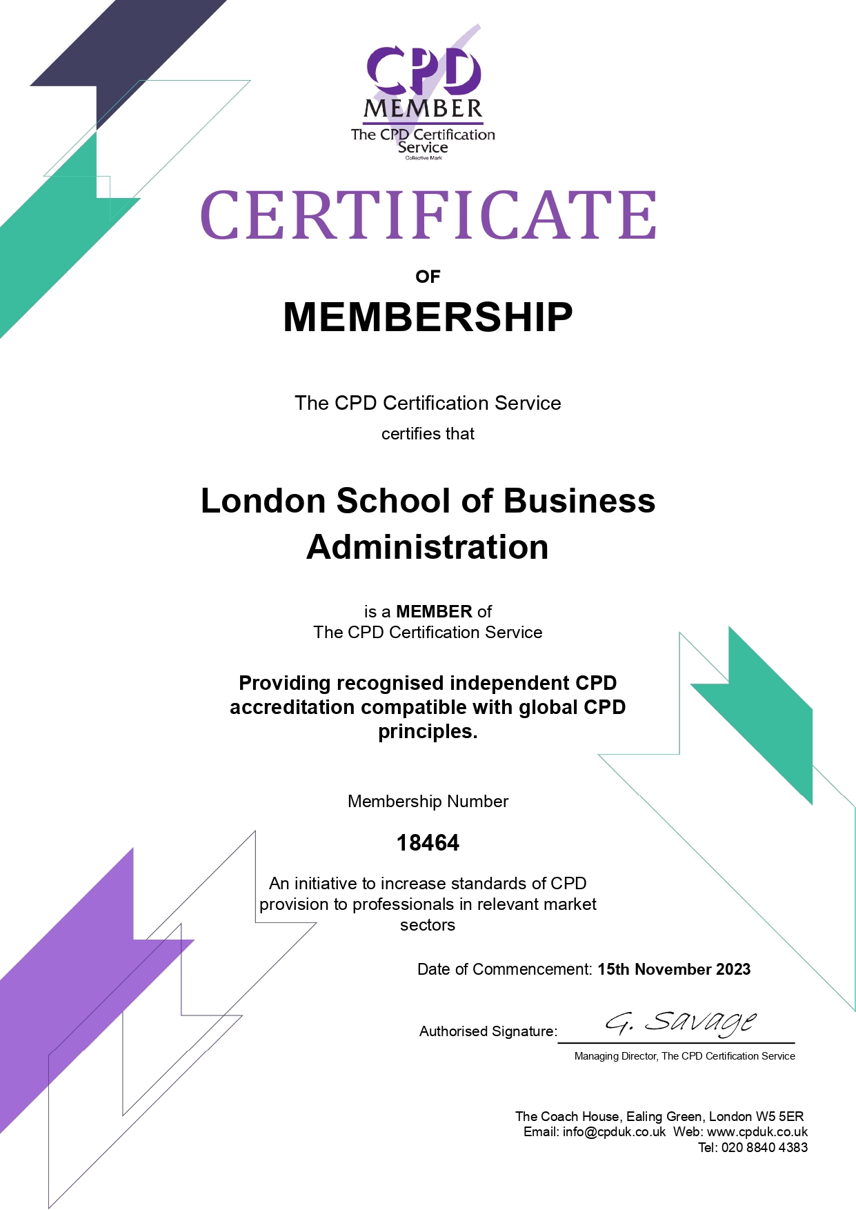 About Us - London School of Business Administration