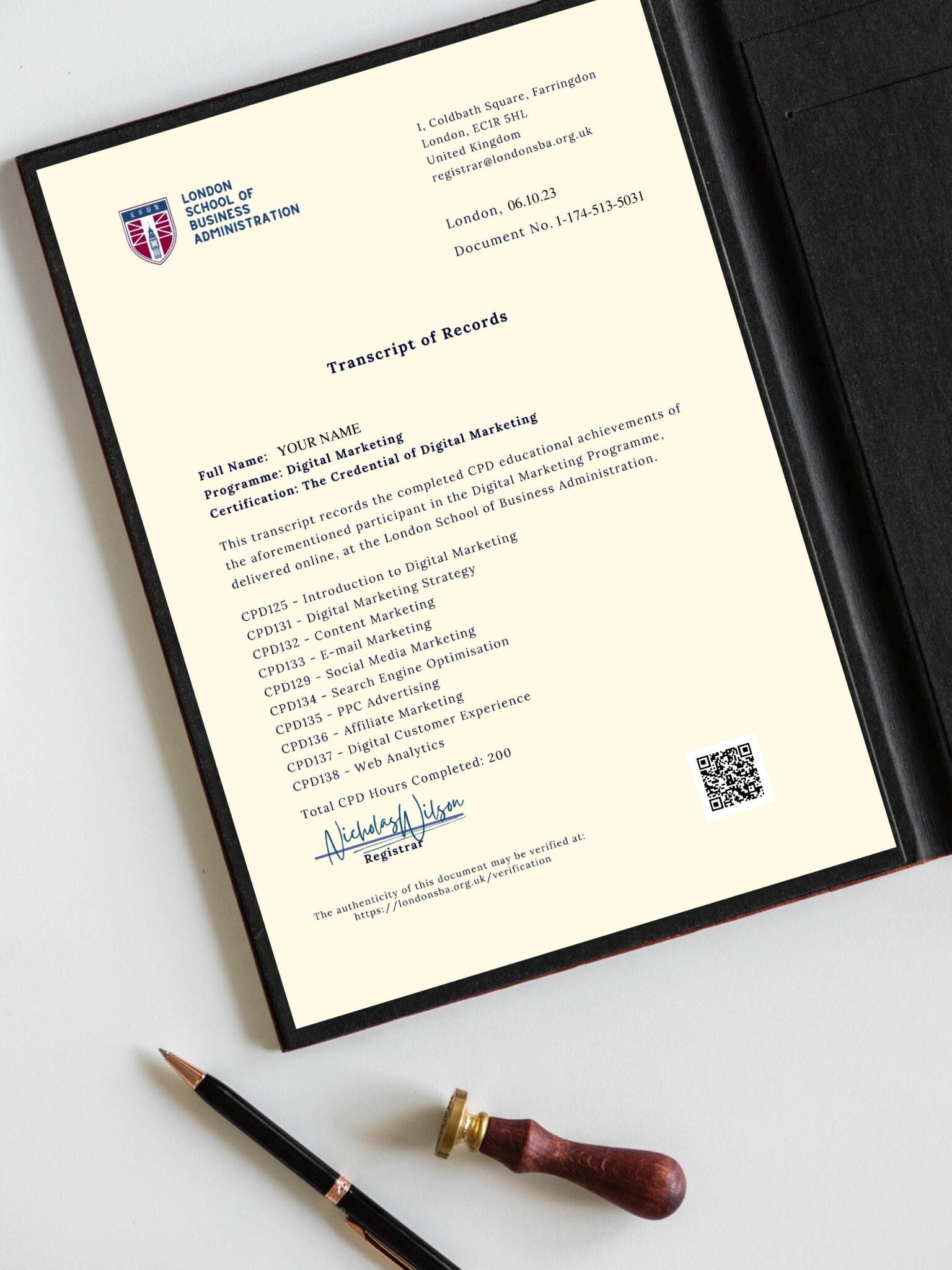 The Credential of Digital Marketing - London School of Business ...